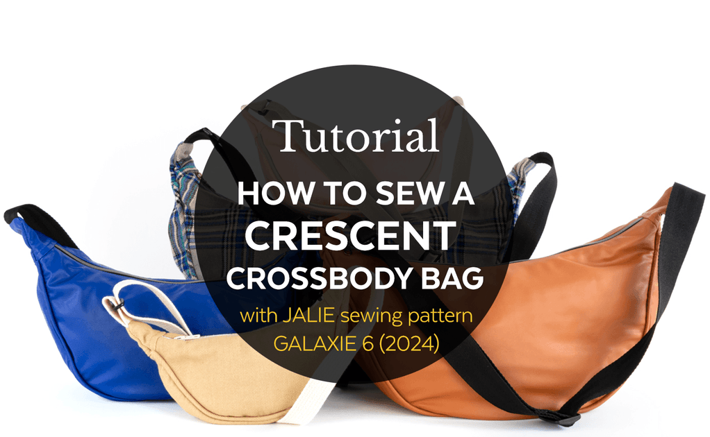 2024 // How to sew a Crescent Crossbody Bag / Video tutorial – Jalie