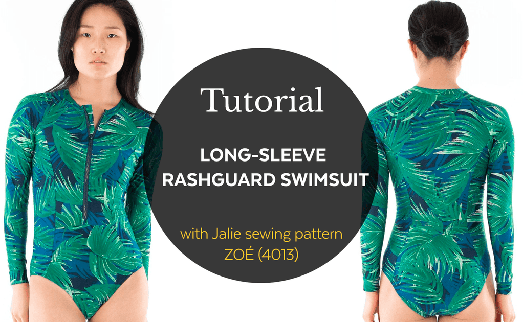 4013 / Zoé - Long sleeve swimsuit / Video Tutorial – Jalie