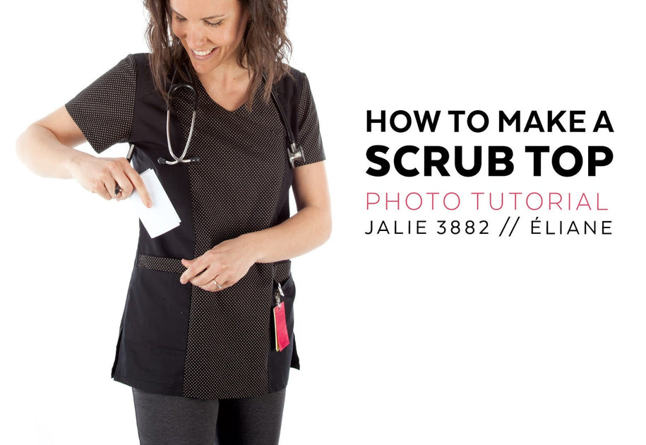 ELIANE Scrub Top // Tips, Tricks – Jalie