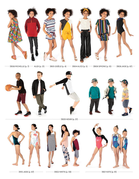 PDF and Printed Sewing Patterns by Jalie - For kids, teens and adults